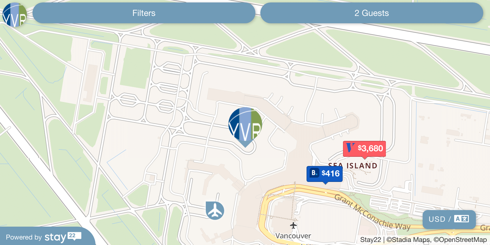 Vancouver Bc International Airport Map Vancouver International Airport