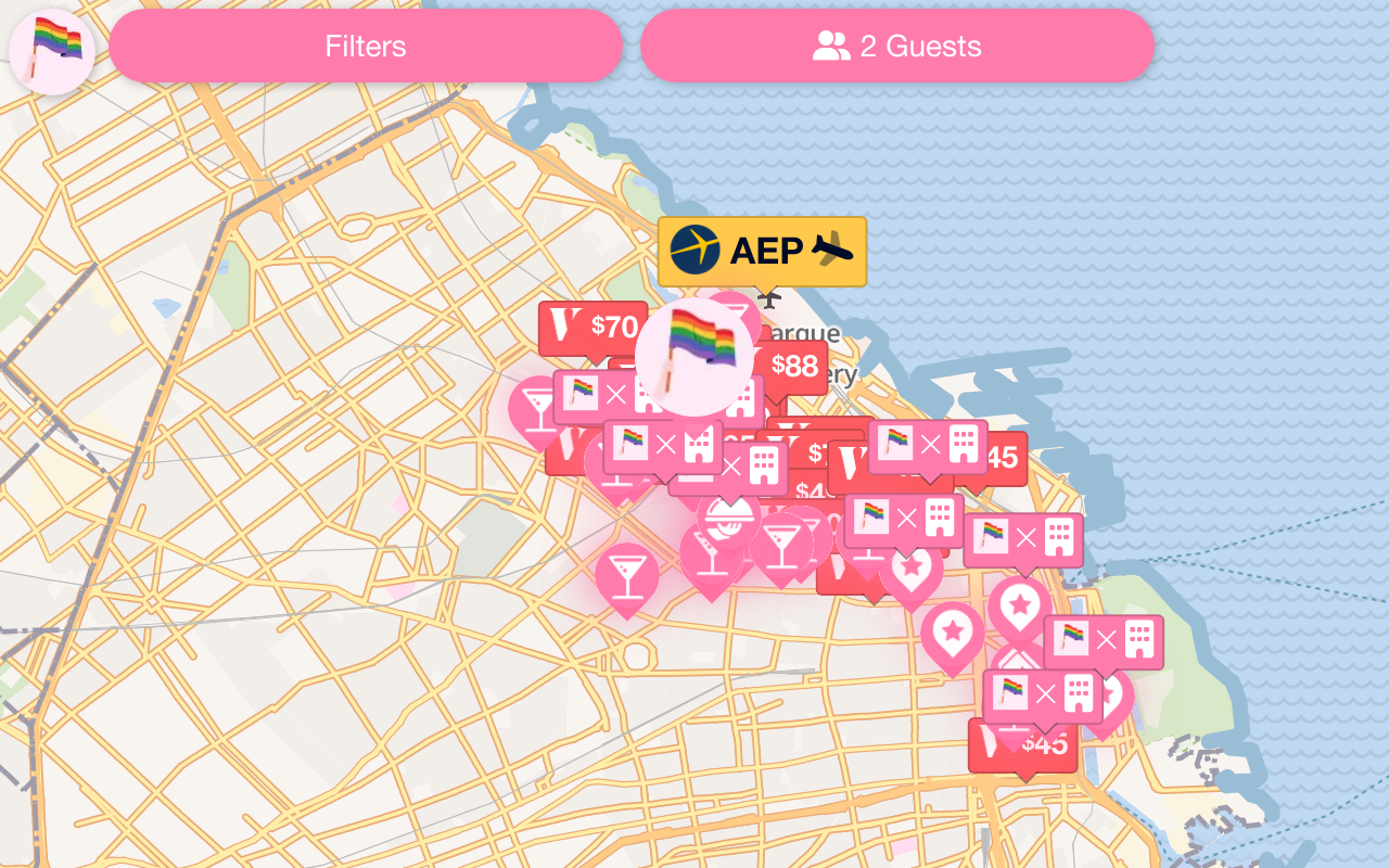 Gay Buenos Aires Map