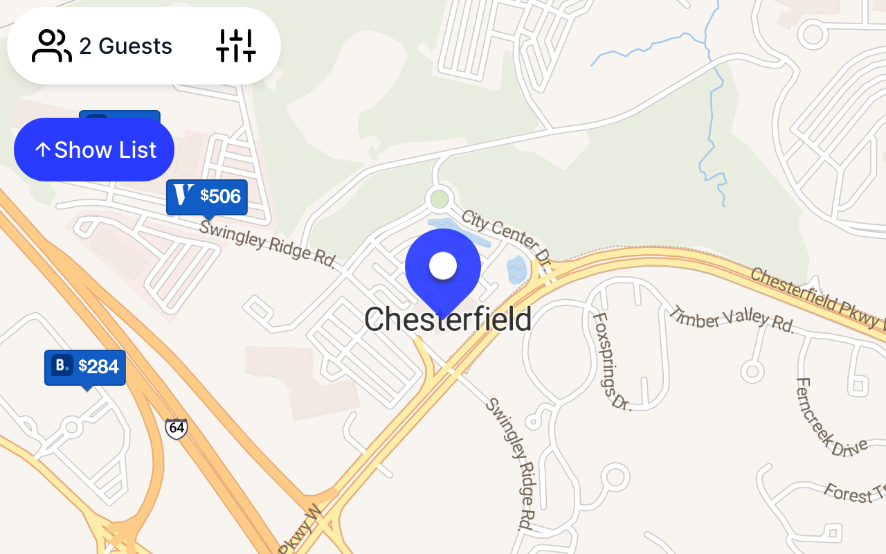Places to stay near 690, West Chesterfield Parkway, Chesterfield, St ...