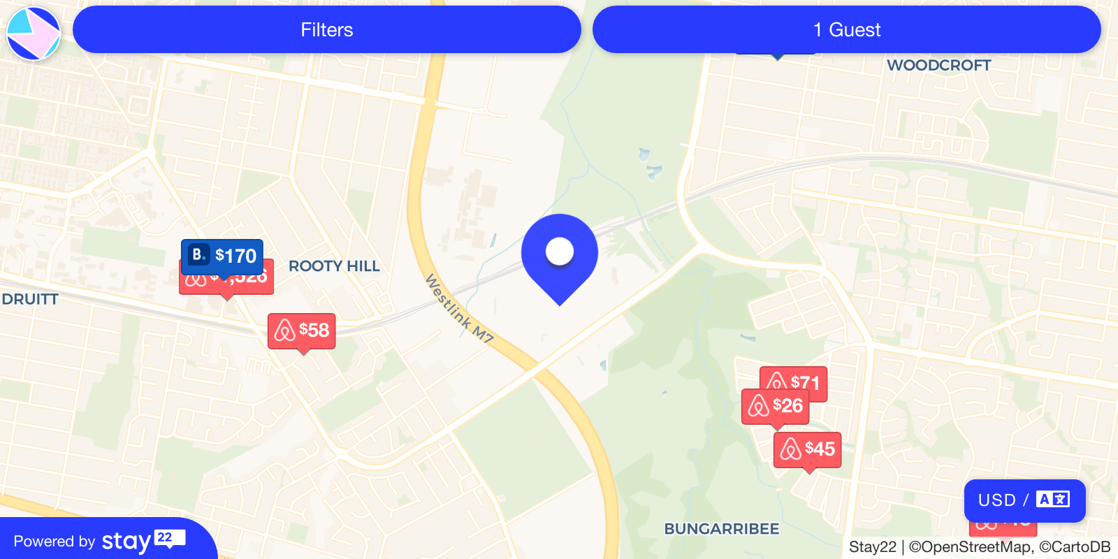 Places to stay near Eastern Rd, Rooty Hill NSW 2766, Australia