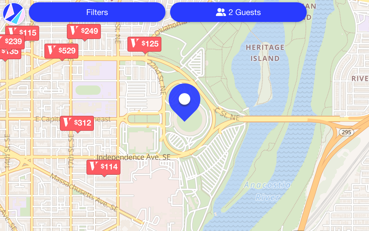 Places to stay near 2400 East Capitol St NE, Washington, DC 20003, USA