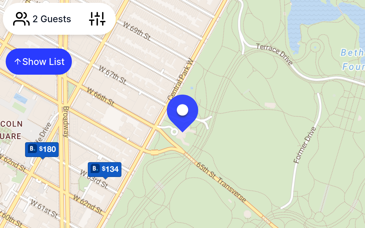Places to stay near Tavern on the Green, 65th Street Transverse ...
