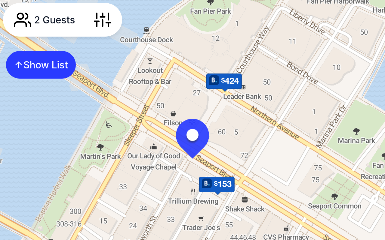 Places to stay near YOTEL Boston, 65, Seaport Boulevard, Seaport, South ...