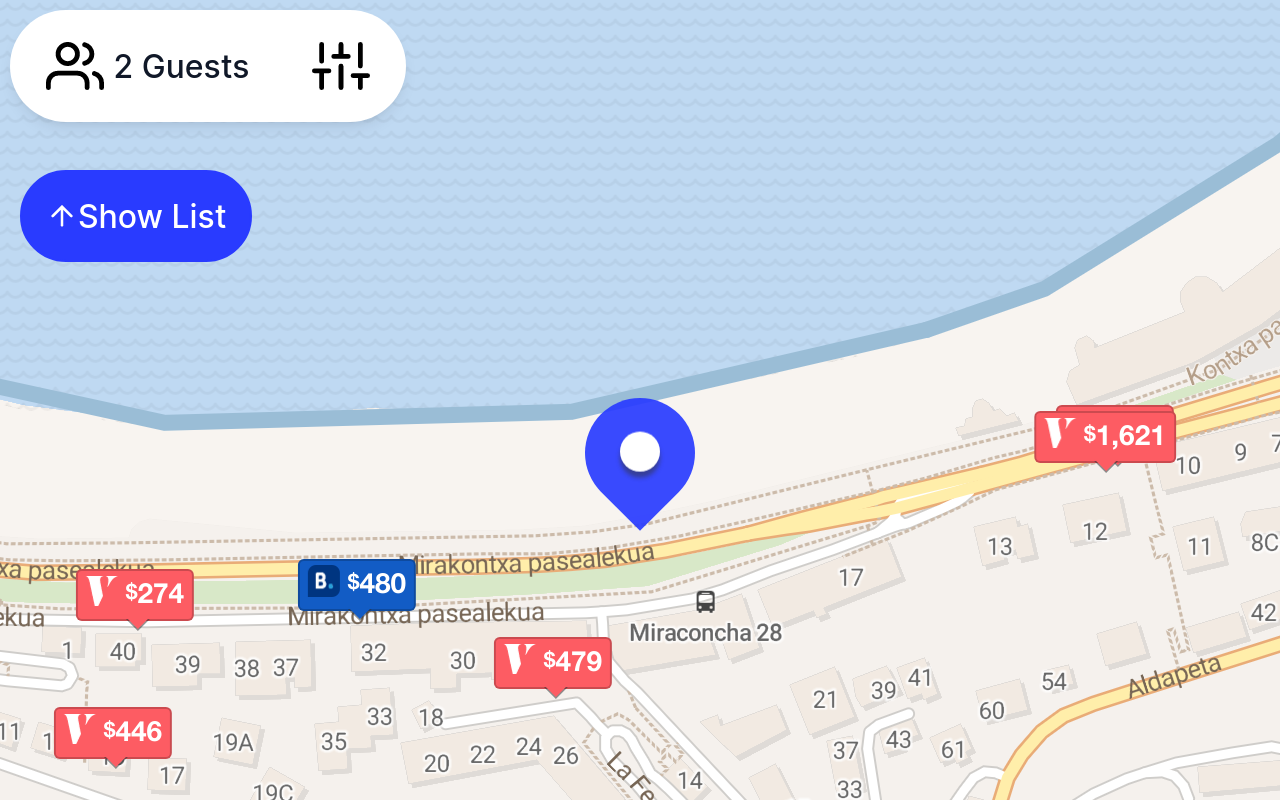 Places to stay near Mirakontxa pasealekua, Kontxa pasealekua - Paseo de ...