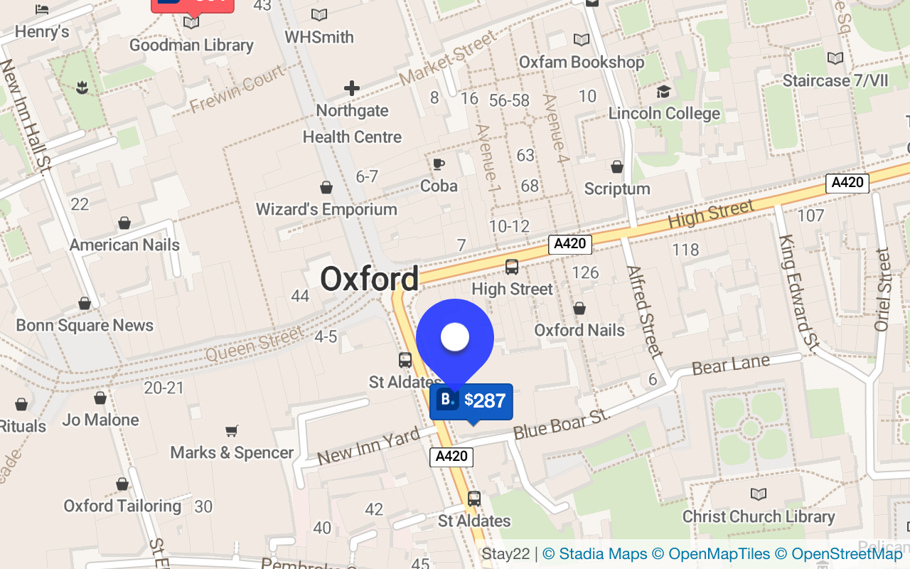 Places to stay near Oxford Town Hall, St Aldate's, Holywell, City ...